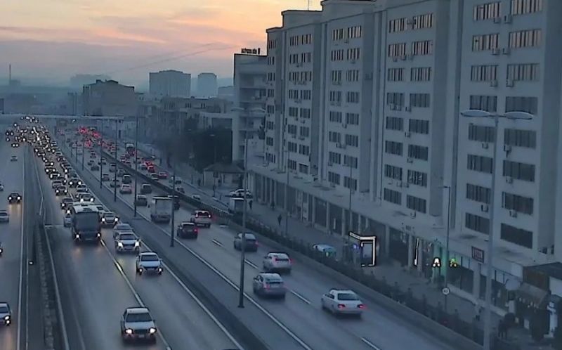 Paytaxtda sıxlıq olan yollar